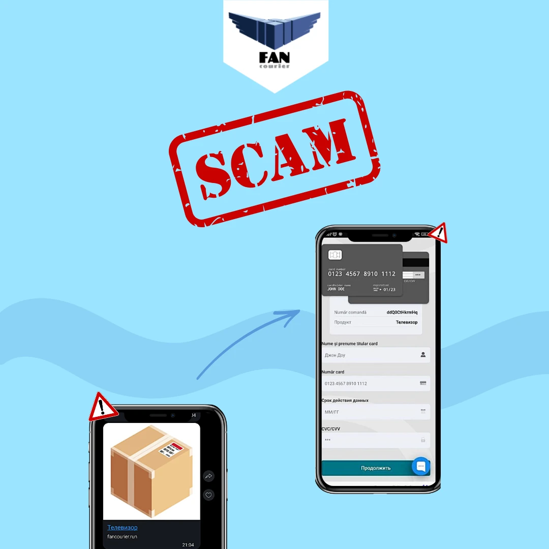 Atenție la Fraude cu Linkuri False - FAN Courier Moldova